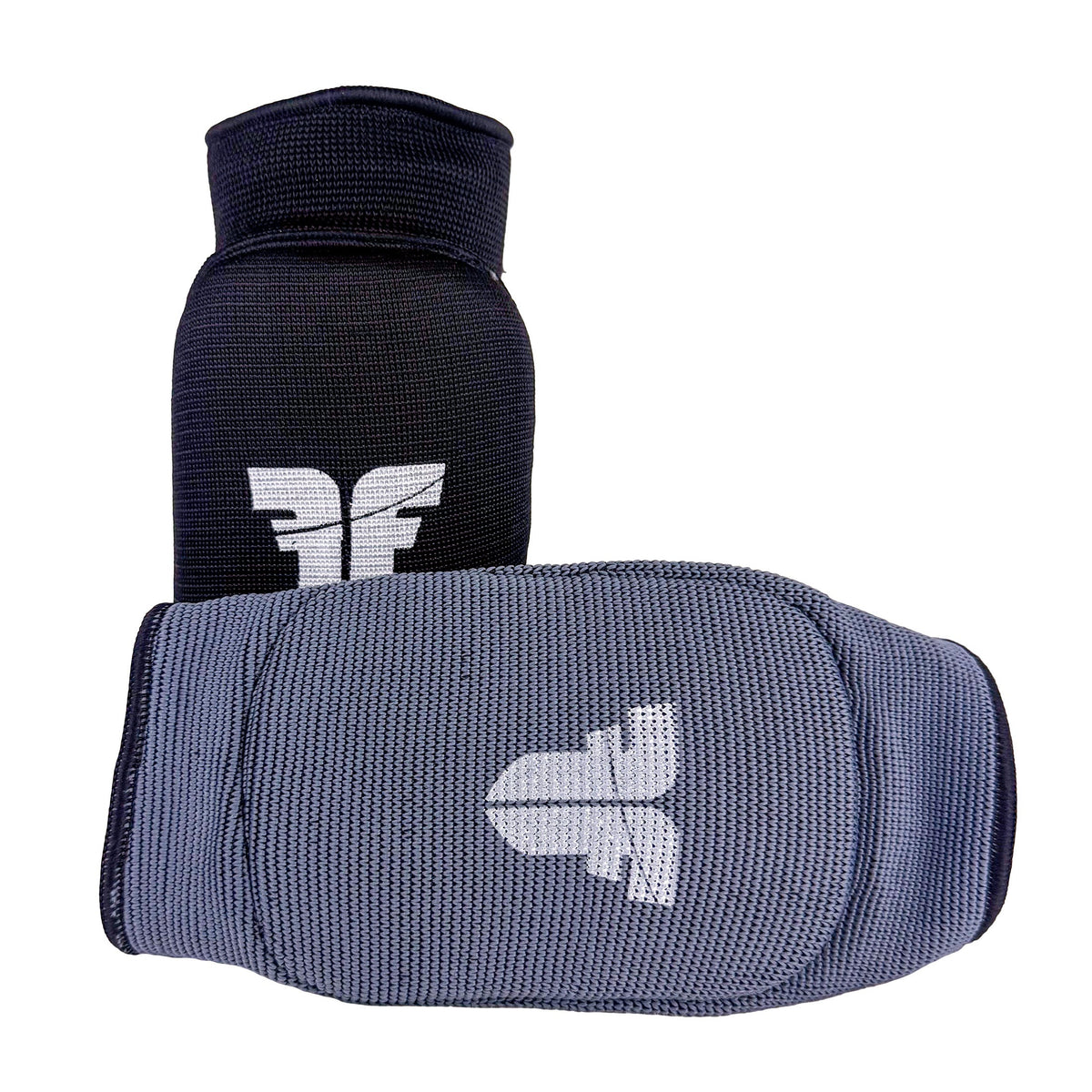Fighter Reversible Elbow Guards - black/gray, FKG-005BG – Fighters Europe