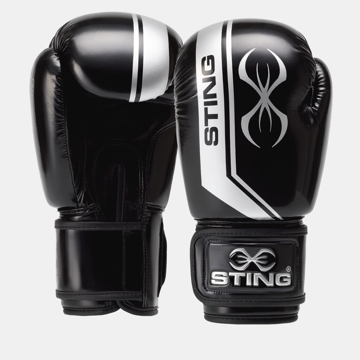 Sting Boxing Gloves Armalite - black/silver, G10292 – Fighters Europe