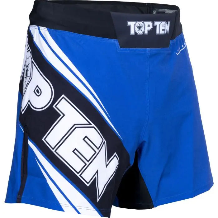 Top Ten MMA Shorts "Fight Team" - blue, 18154-61 – Fighters Europe