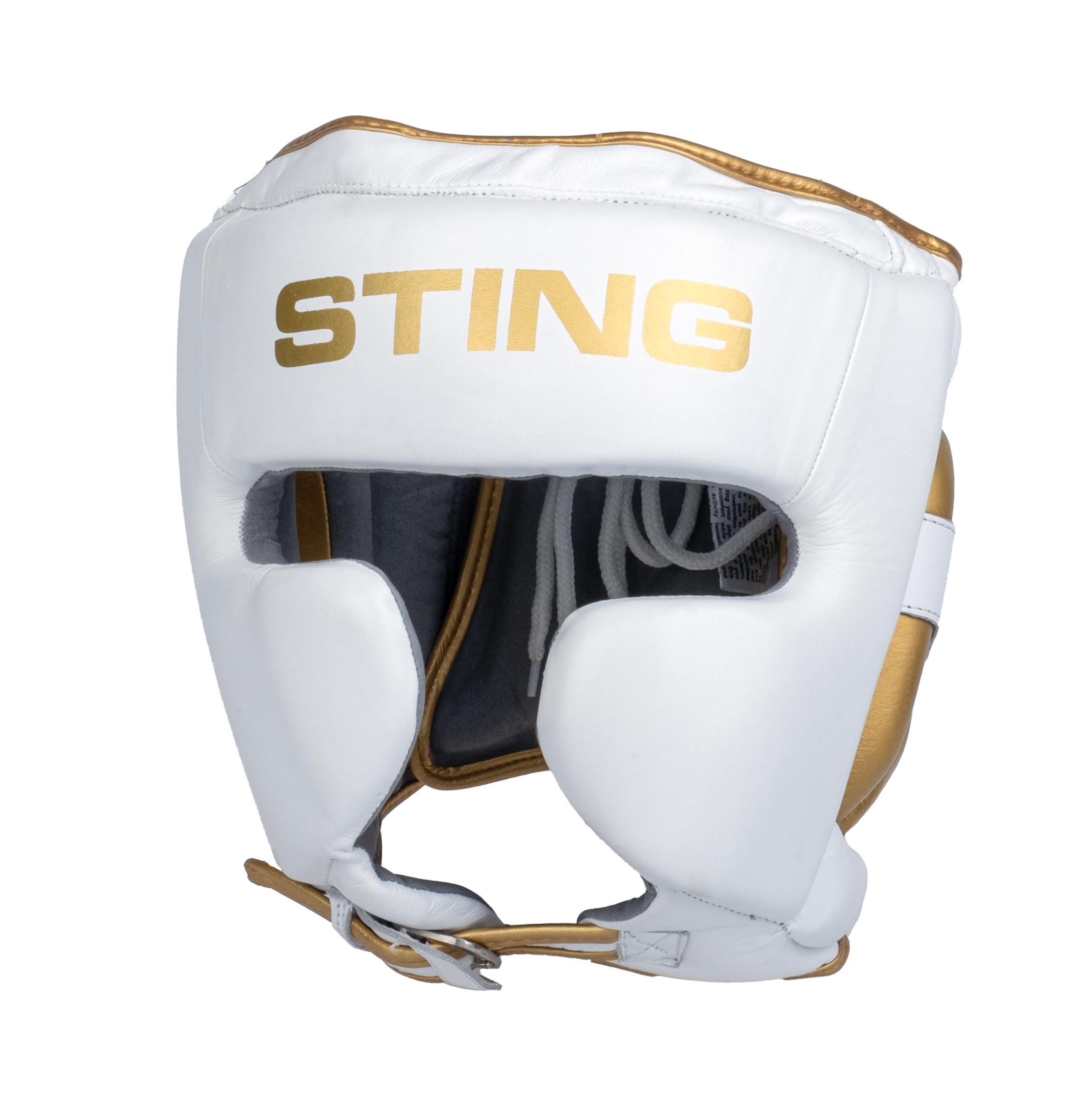 Sting Head Guard Viper Gel Full Face - white/gold, 1030176