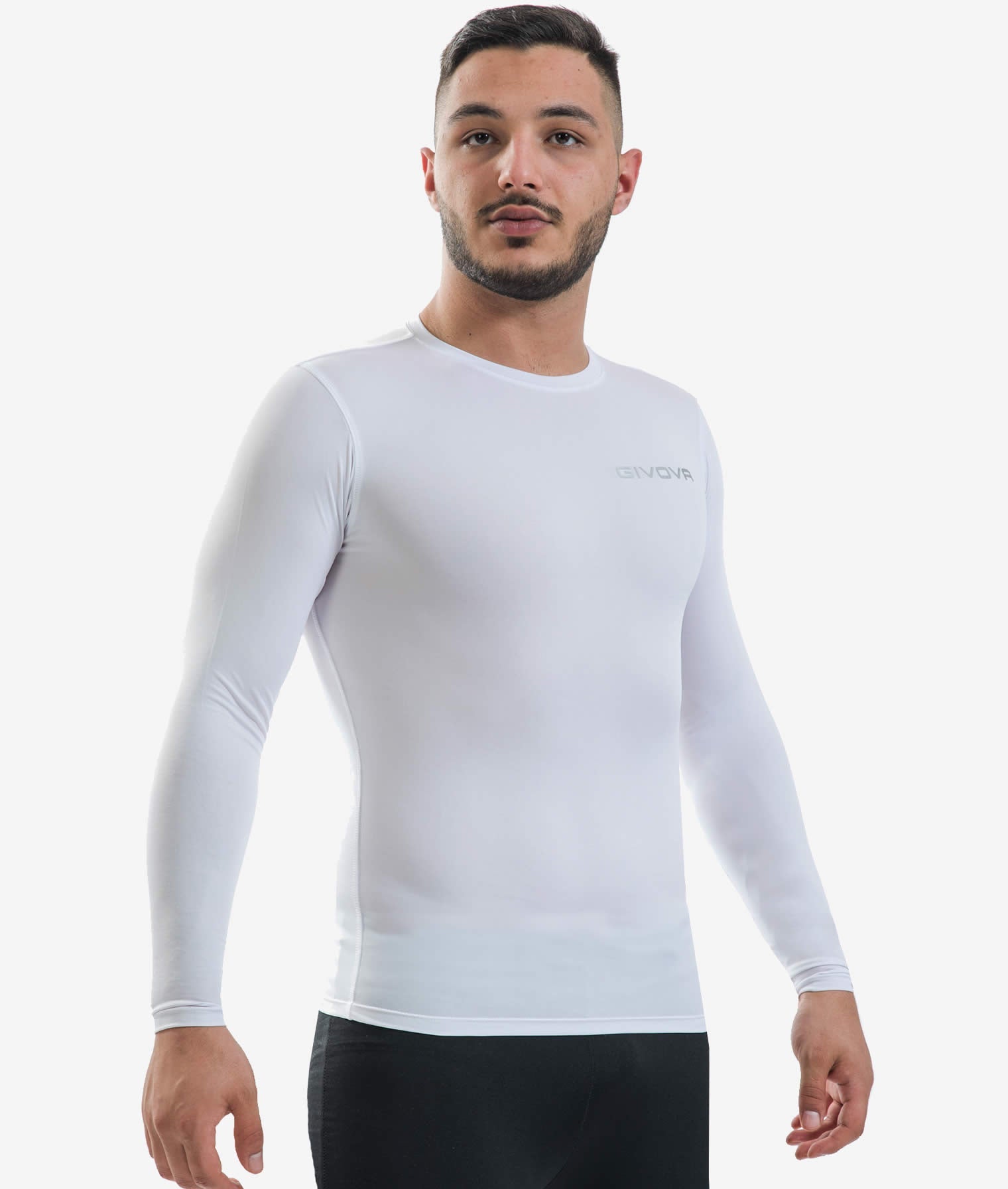 Givova Long Training T-Shirt Corpus - white