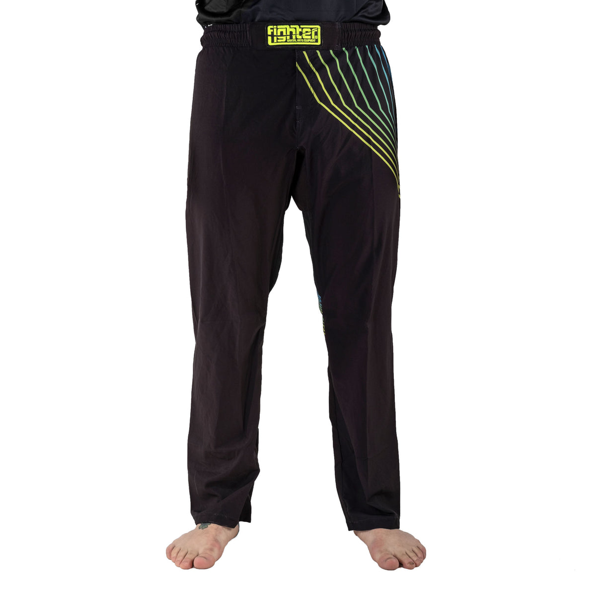 Black Fighter Pants - FIGHT - black/rainbow – Fighters Europe