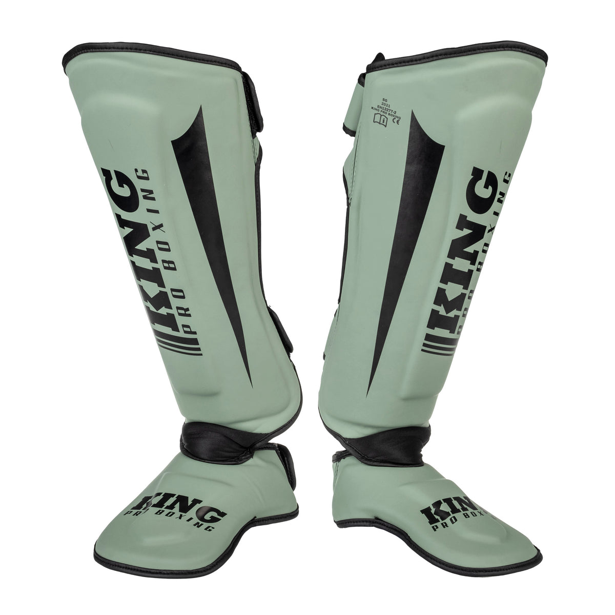 King Pro Boxing Shinguards Revo 5 - khaki – Fighters Europe