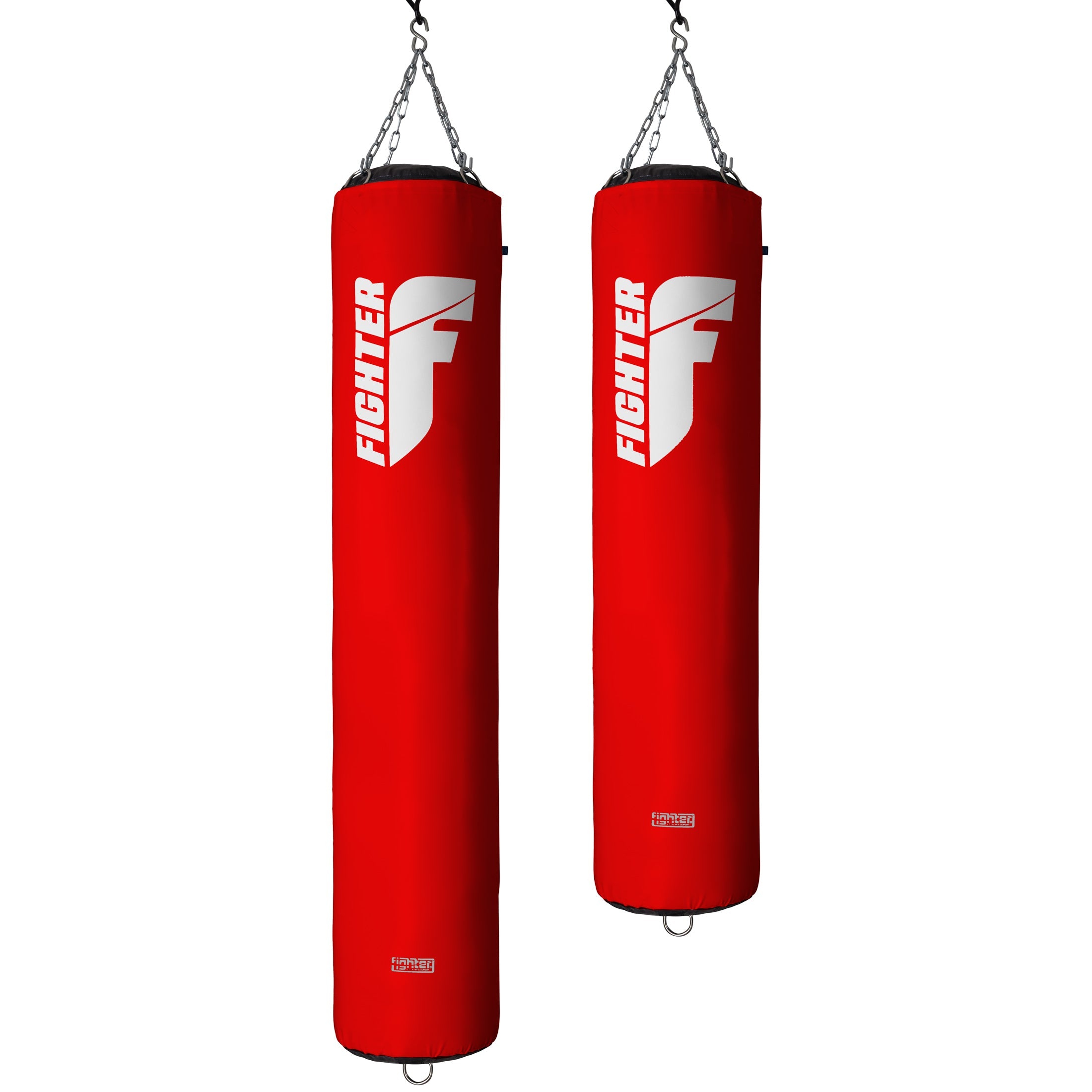 Fighter Boxing Bag Professional; 150cm & 180cm; Diameter 36cm - red/wh