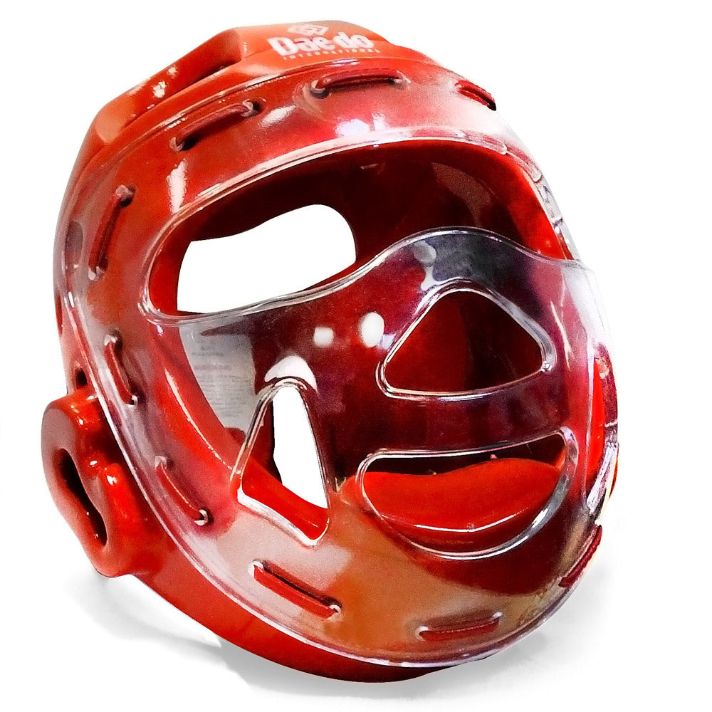 Daedo Headguard WT Mask - red, 20915R – Fighters Europe