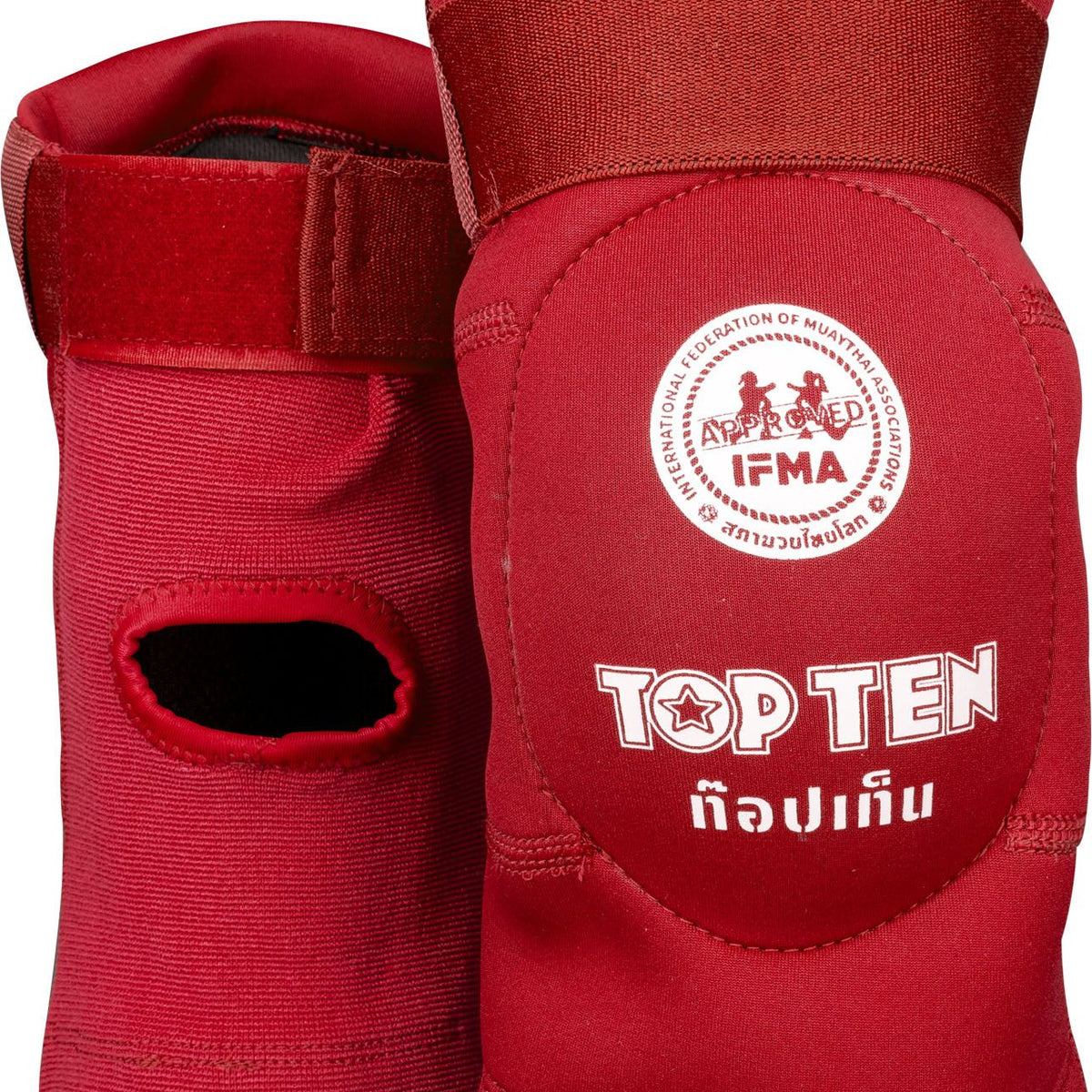 Top Ten IFMA Elbow guard - red – Fighters Europe