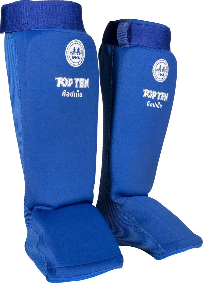 Top Ten IFMA Shin Guards Dae - blue
