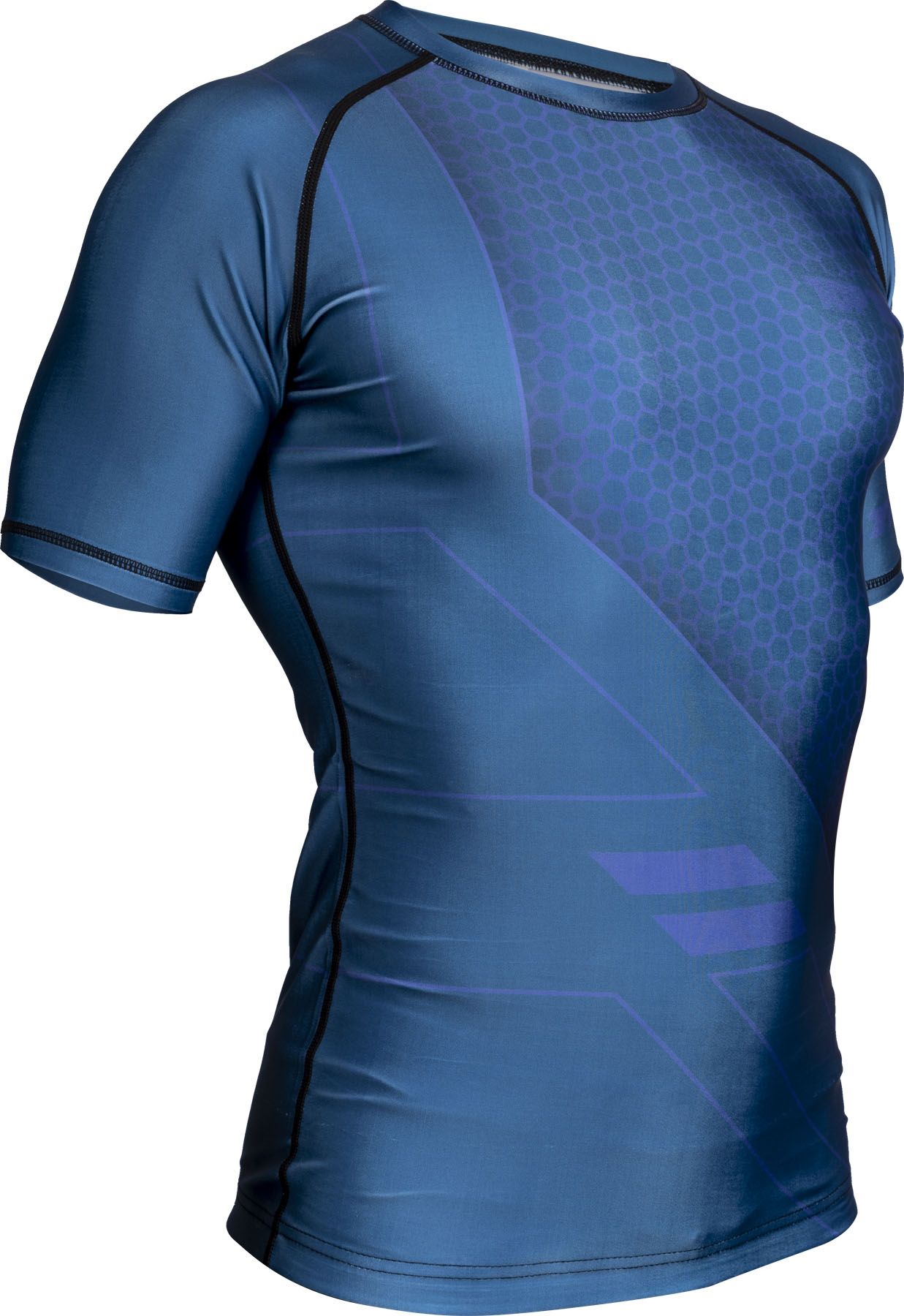 Top Ten rashguard COMBat - blue